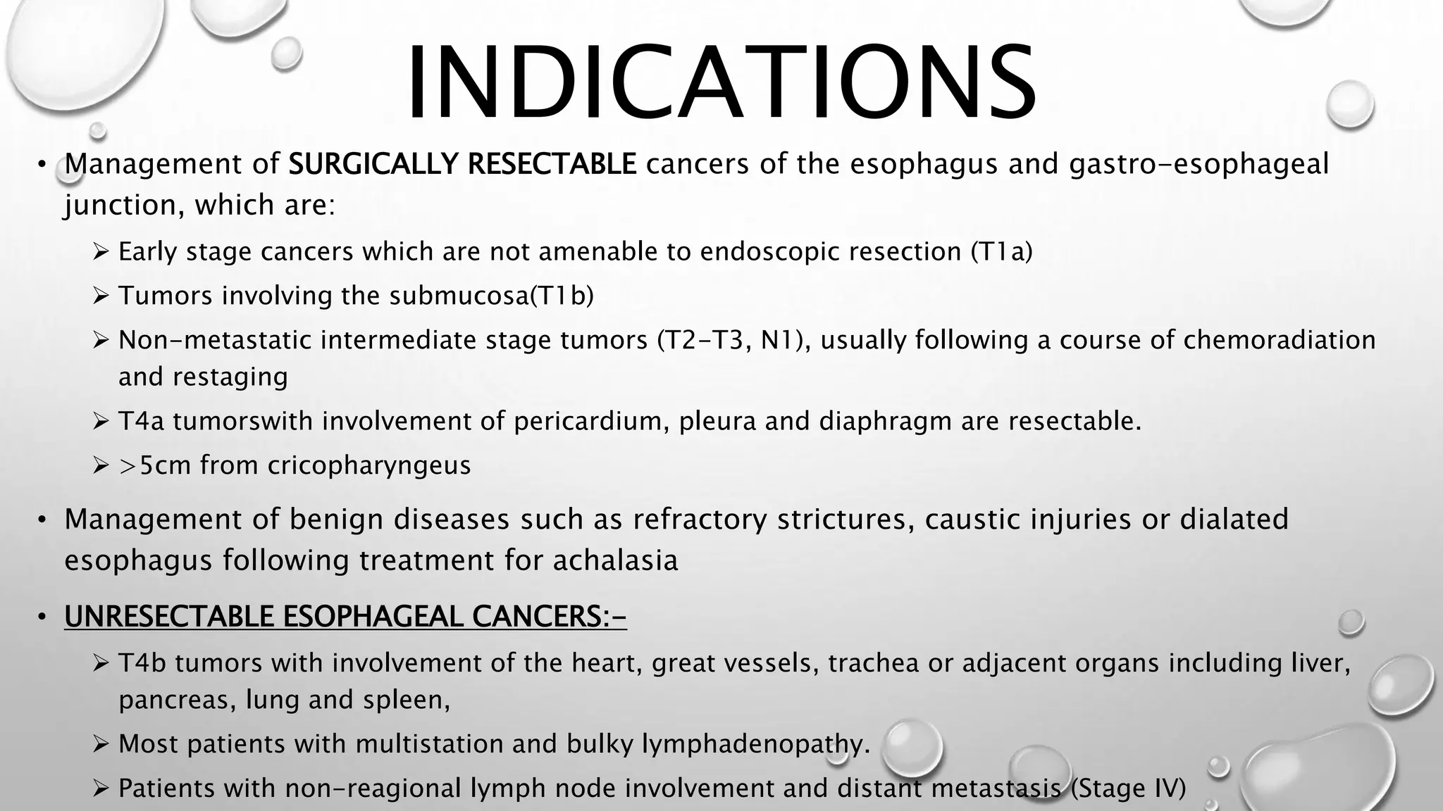 Ivor lewis esophagectomy | PPTX