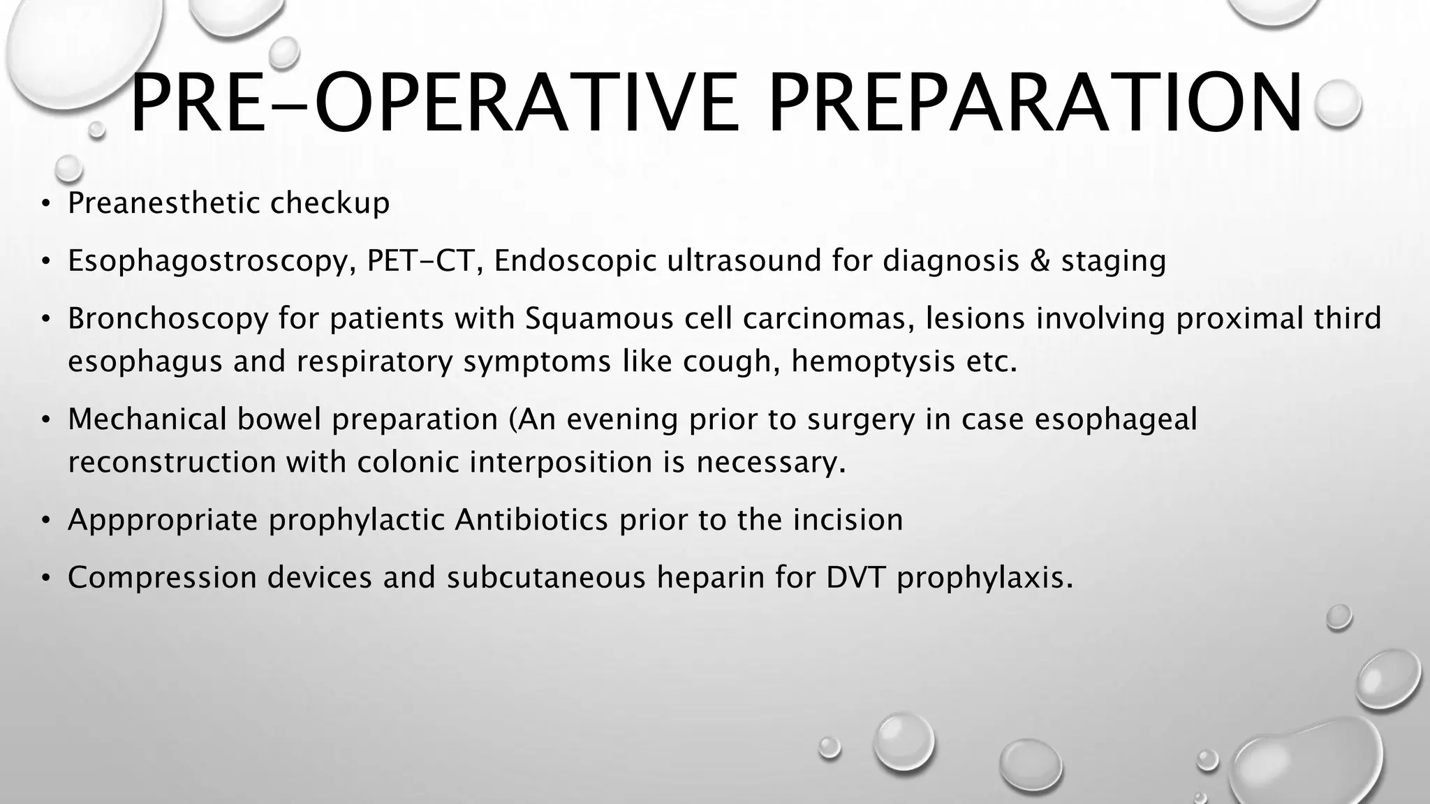 Ivor lewis esophagectomy | PPTX