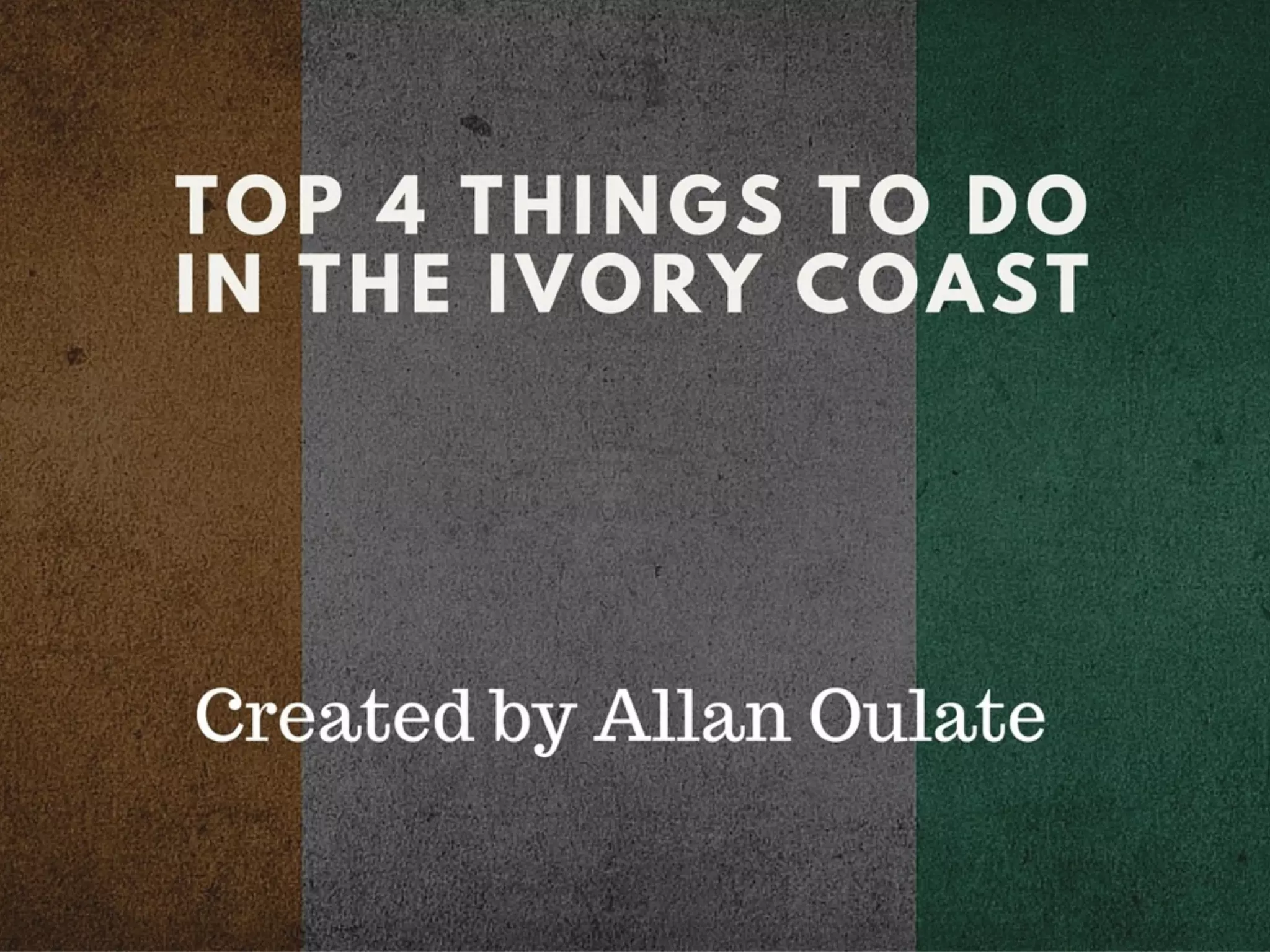 Top 4 things to Do | PDF
