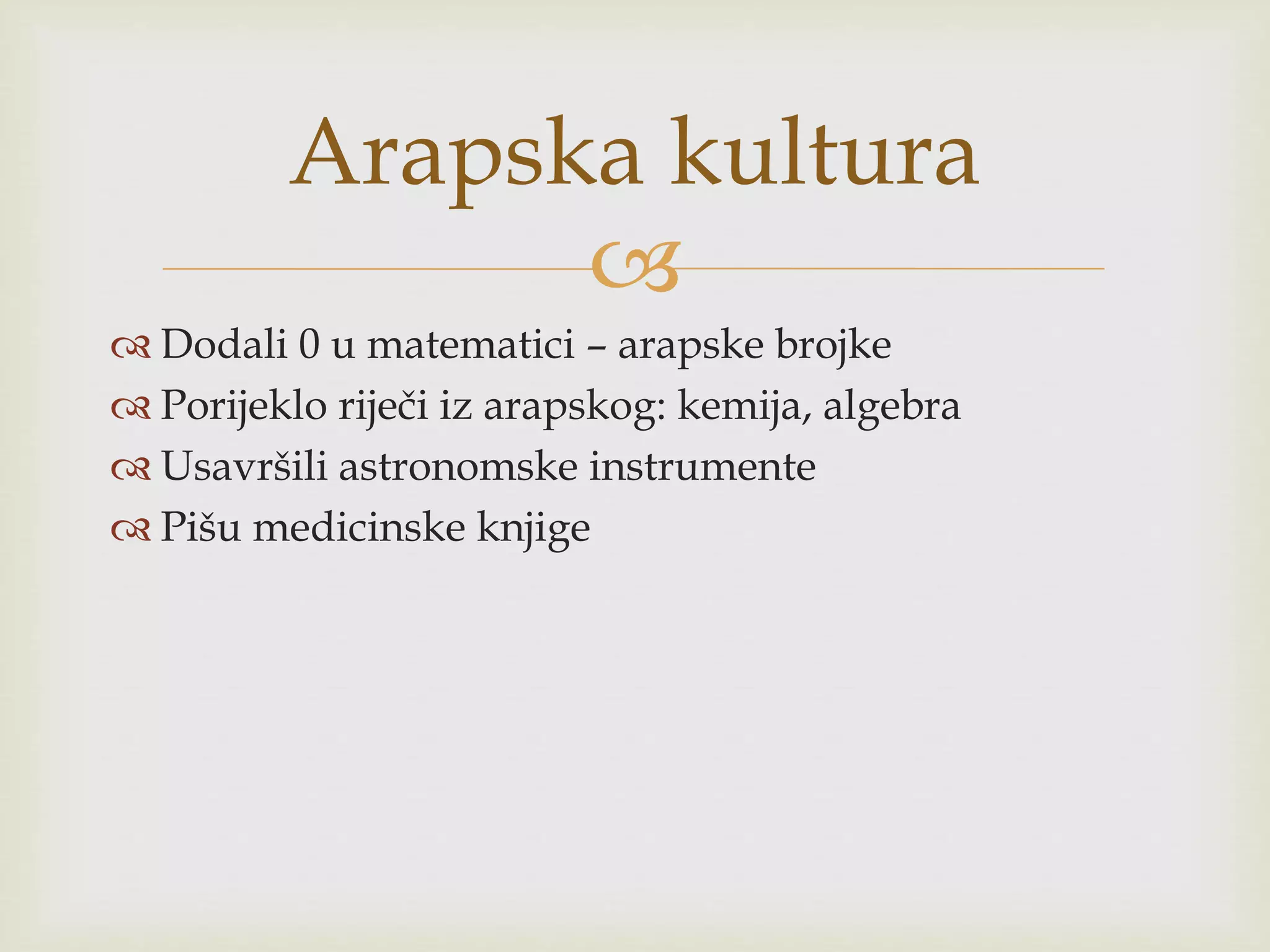 Život i kultura Arapa | PPTX