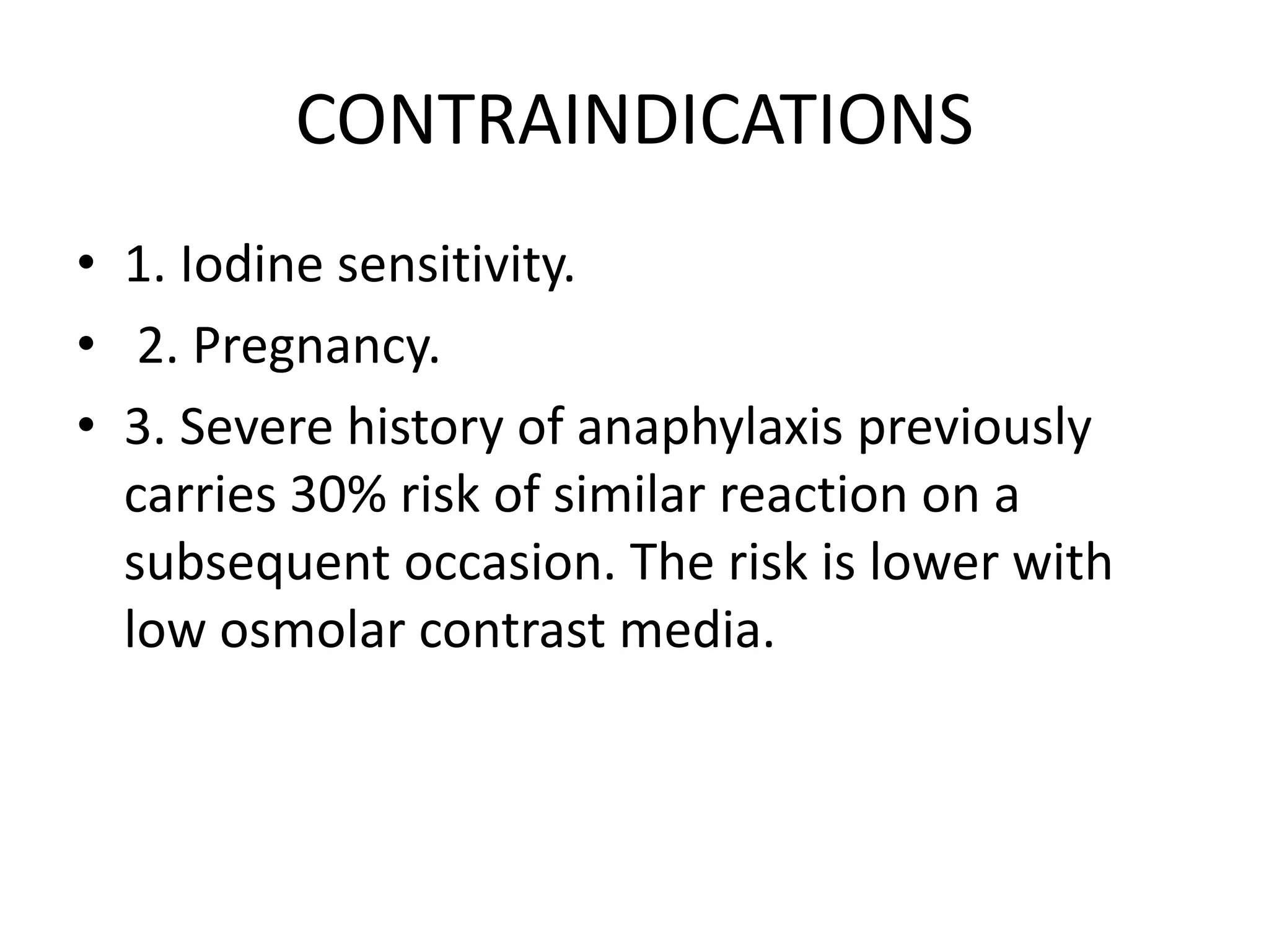 INTRAVENOUS UROGRAPHY INDICATIONS CONTRAINDICATIONS | PPTX
