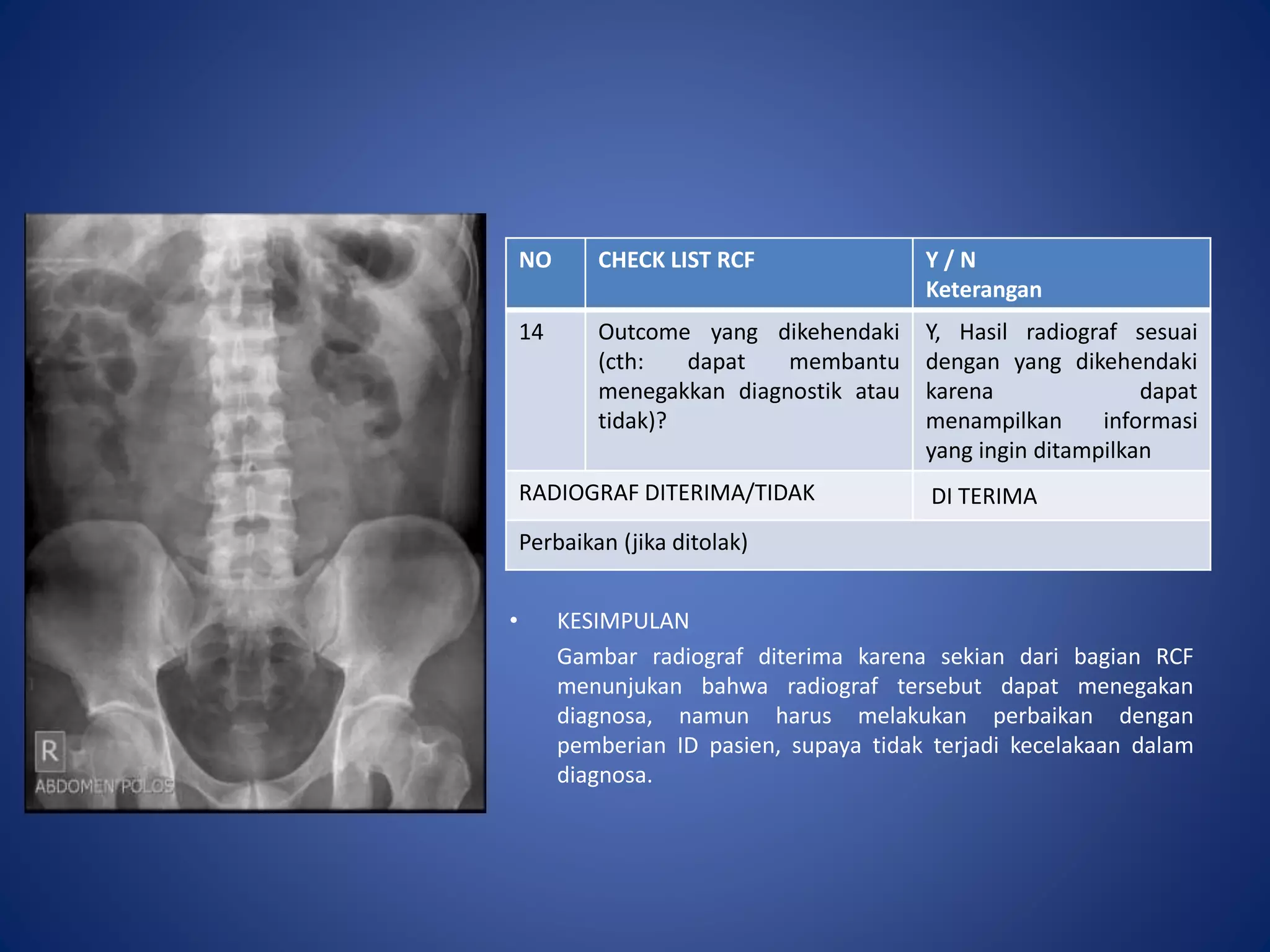 ppt kritisi dan evaluasi radiograf IVP dan cystografi | PPTX