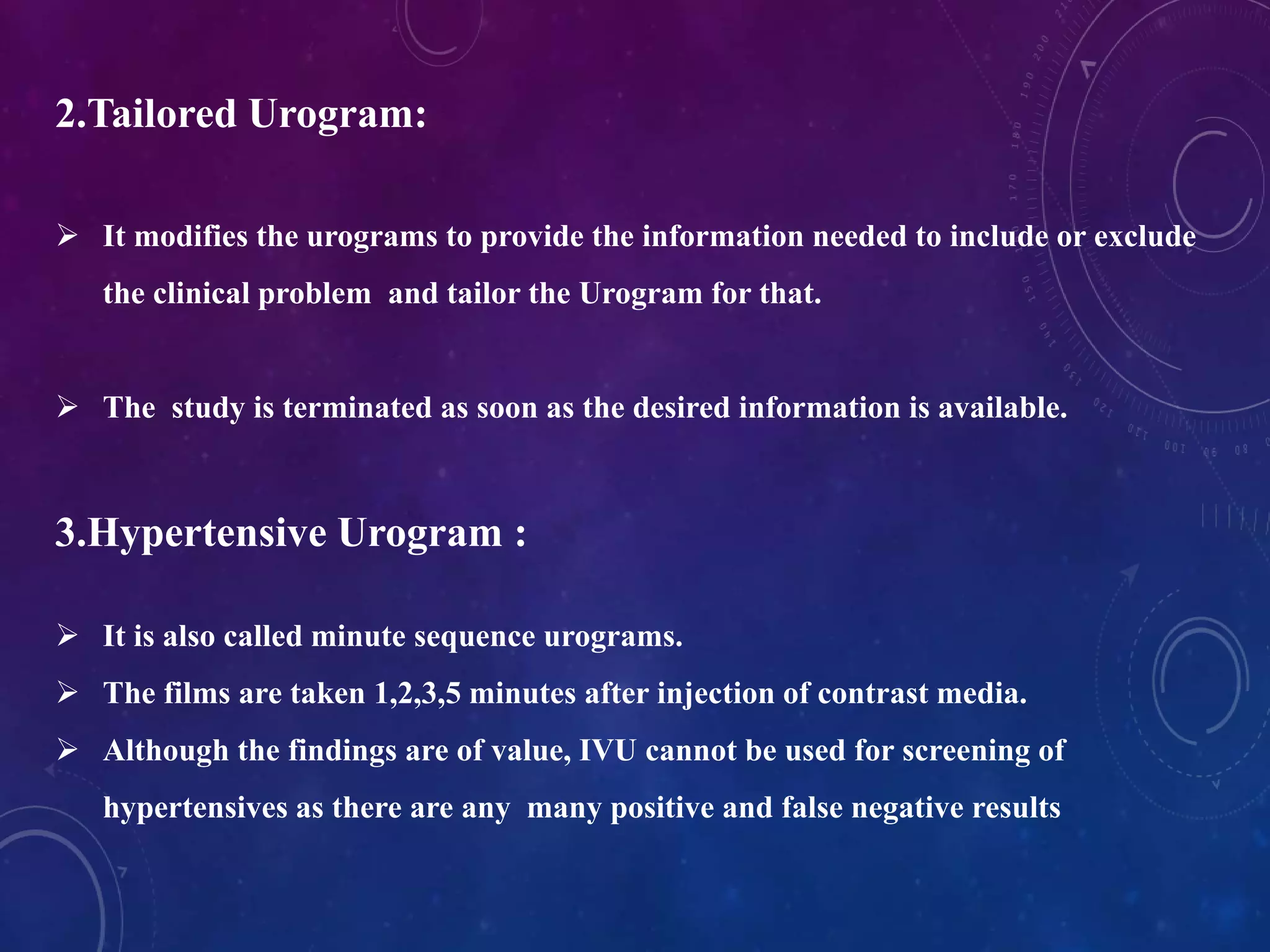 INTRAVENOUS UROGRAM (IVU) | PPTX