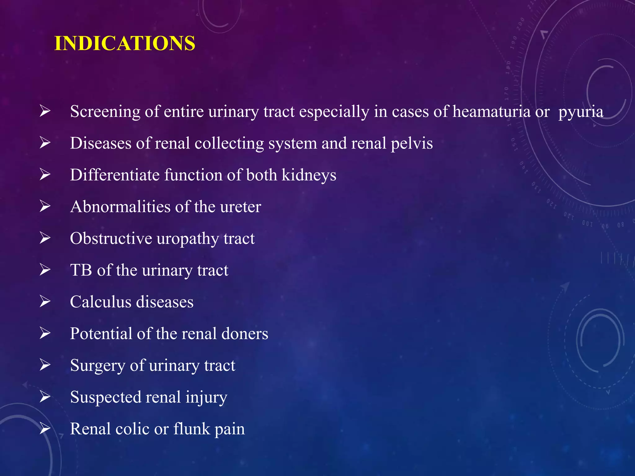 INTRAVENOUS UROGRAM (IVU) | PPTX