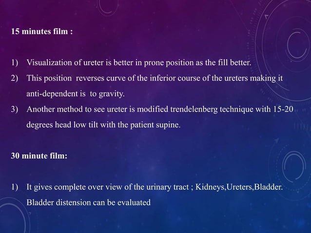 INTRAVENOUS UROGRAM (IVU) | PPTX