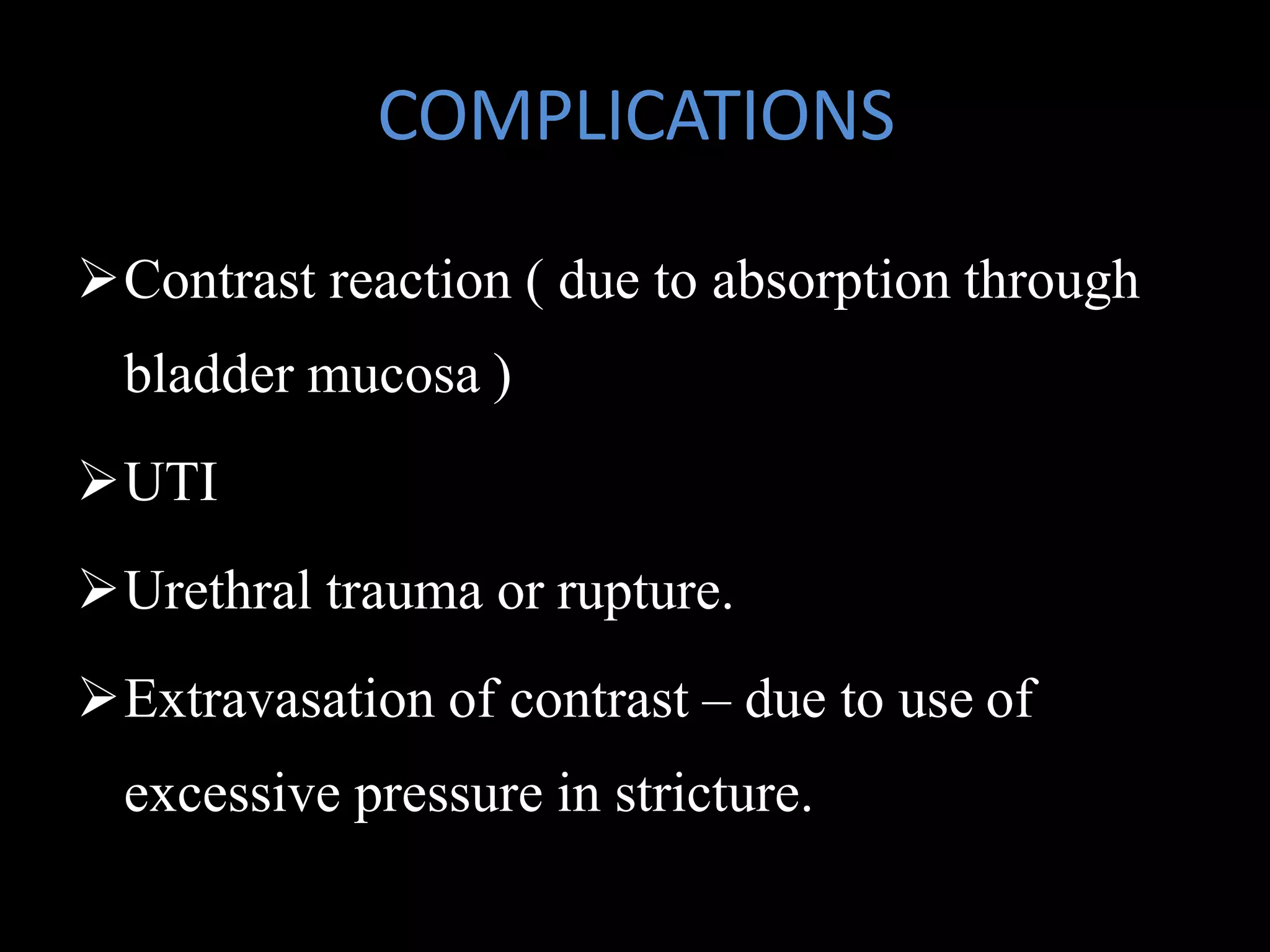 IVP, RGU & MCU | PPTX | Digestive Disorders | Diseases and Conditions