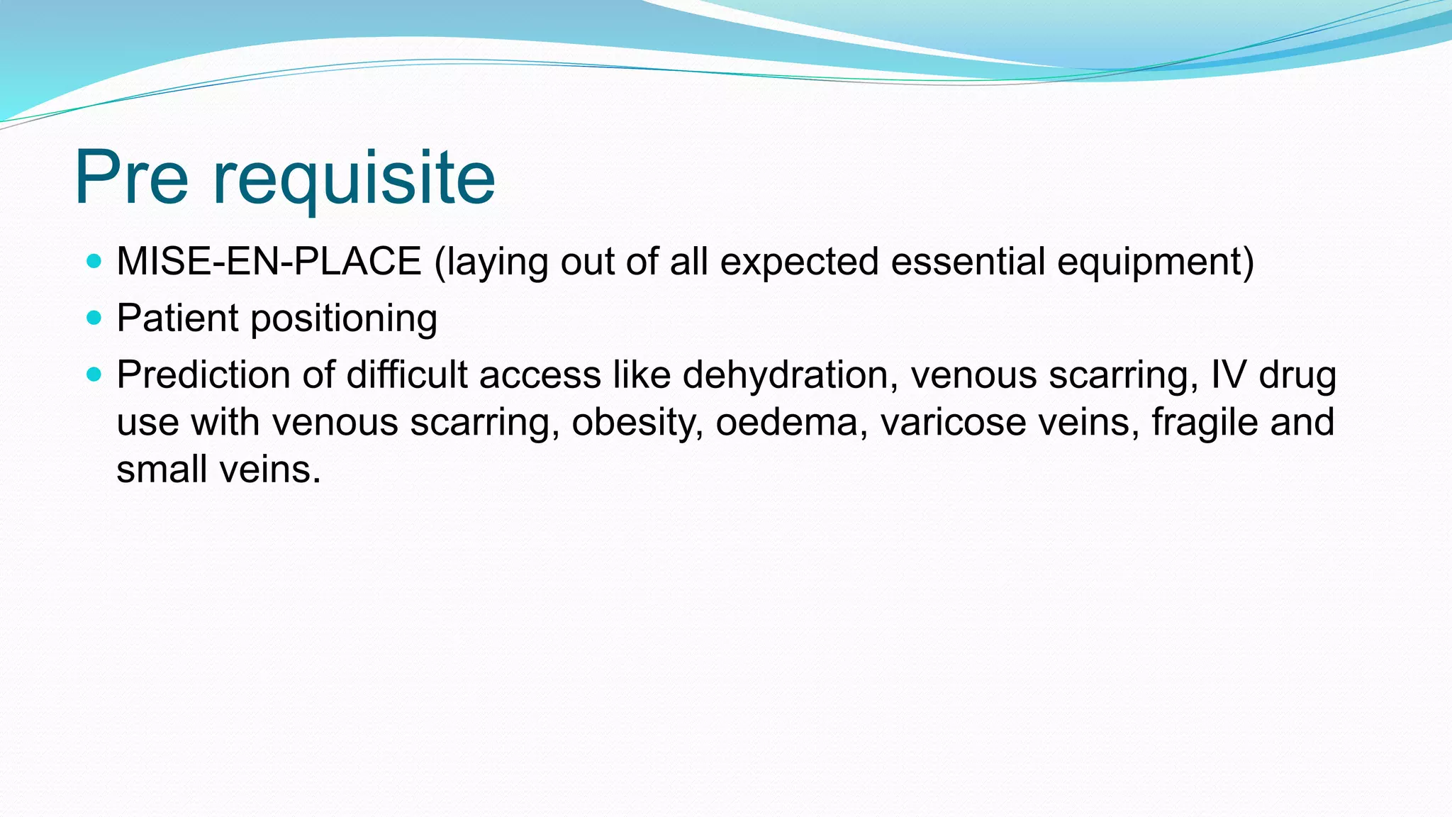 setting up procedure for iv drips | PPTX