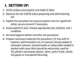 IV PROCEDURES | PPTX