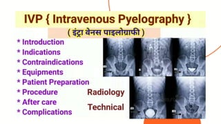IVP (Intravenous Pyelography): An Overview of the Urinary System | PDF