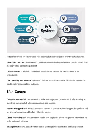 IVR Contact Center Benefits, Features And Use Cases (2).pdf