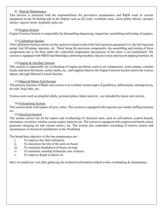 BEST workshop Industrial Visit Report | PDF