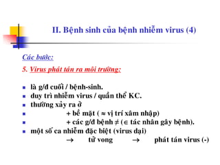 bệnh sinh và kiểm soát bệnh do virus | PDF