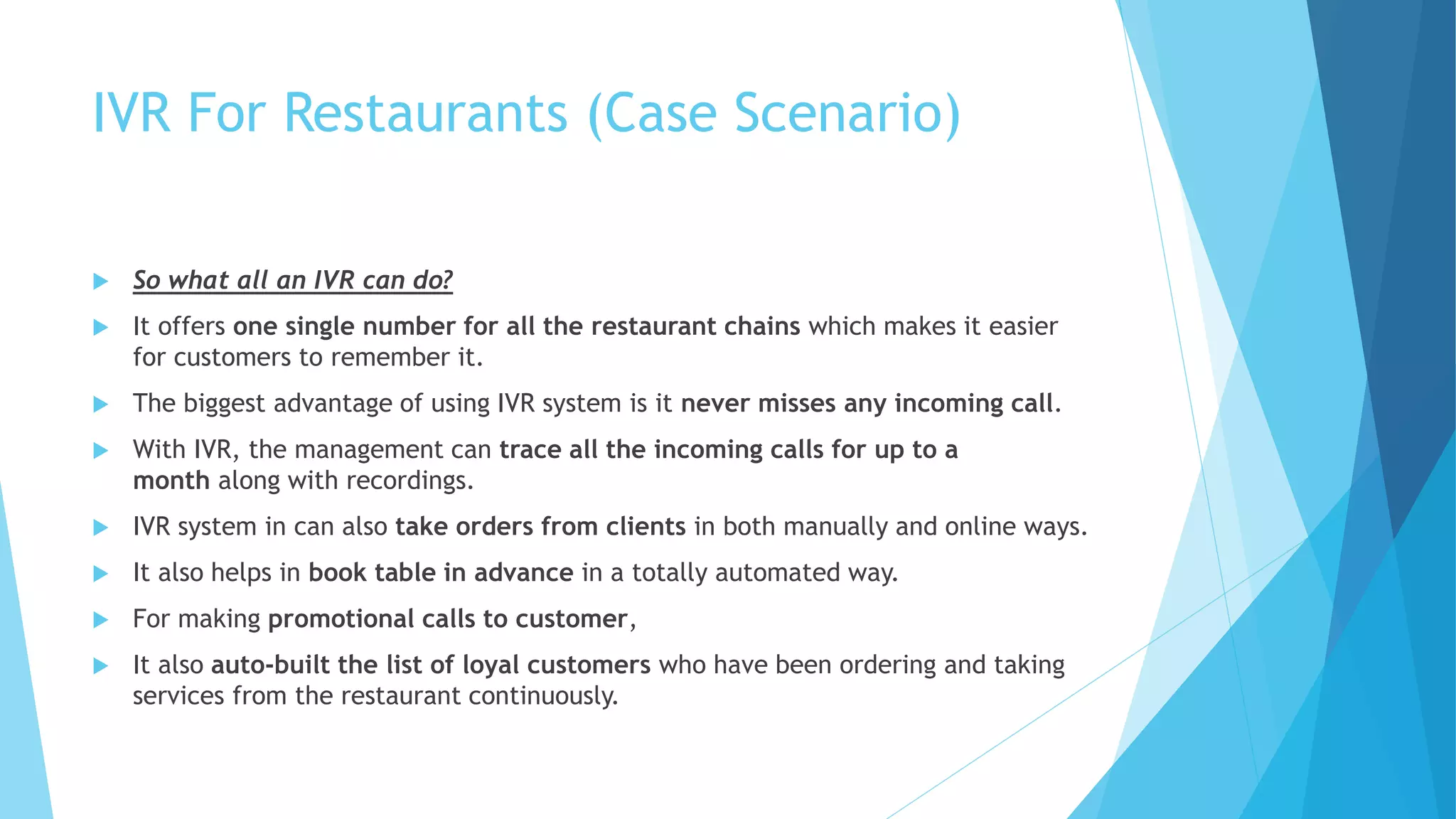 IVR BOX features | PPT