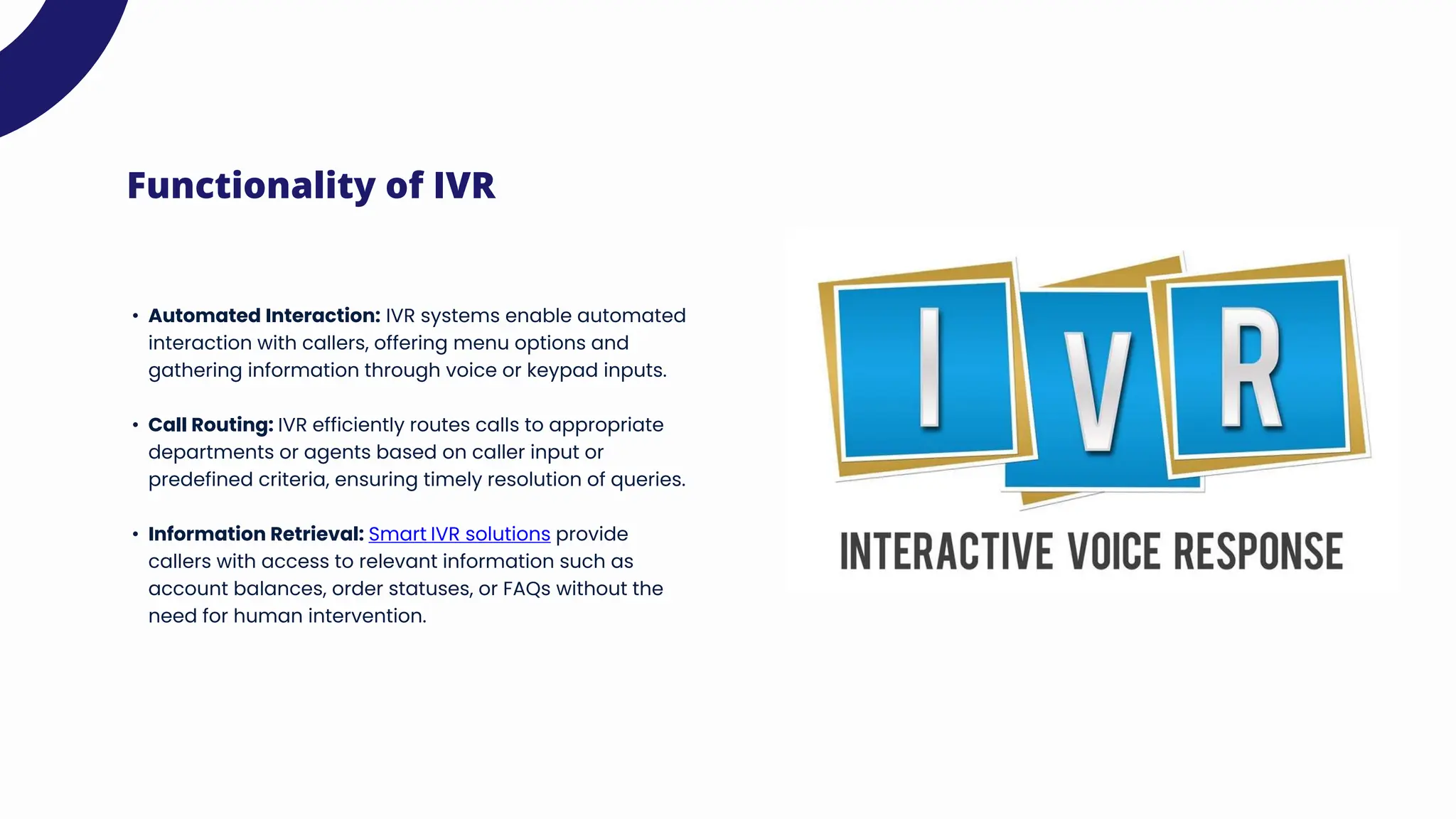 IVR Solutions: Benefits, Uses, and Functionality.pptx