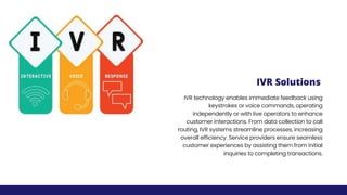 IVR Solutions: Benefits, Uses, and Functionality.pptx