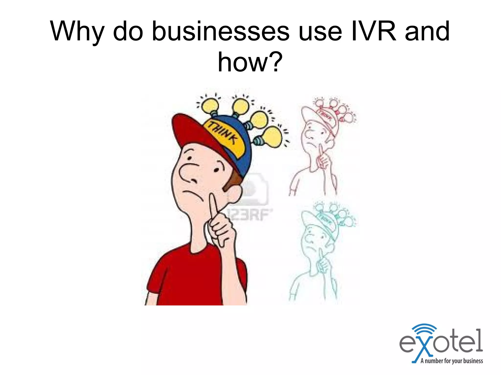 IVR (Interactive Voice Response) system & technology | PDF
