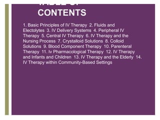 Iv therapy | PPT | Free Download