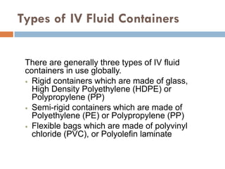 IV therapy, Nurse's role | PDF