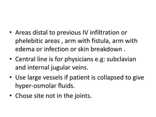 Iv therapy lab session | PPTX