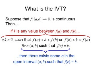 Intermediate Value Theorem | PPT