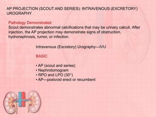 IVU lecture .....ppt | Medical Tests | Medical Health