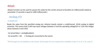 INTODUCTION OF IOT AND INTERFACING WITH ARDUINO UNO | PPTX