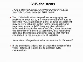 IVUS in CCSVI AMEDS Centrum | PPT