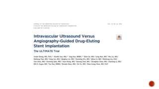 Ivus jc ultimate trial | PPT