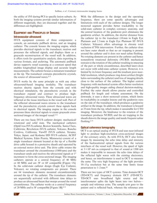 Ivus oct | PDF | Heart and Cardiovascular Diseases | Diseases and ...