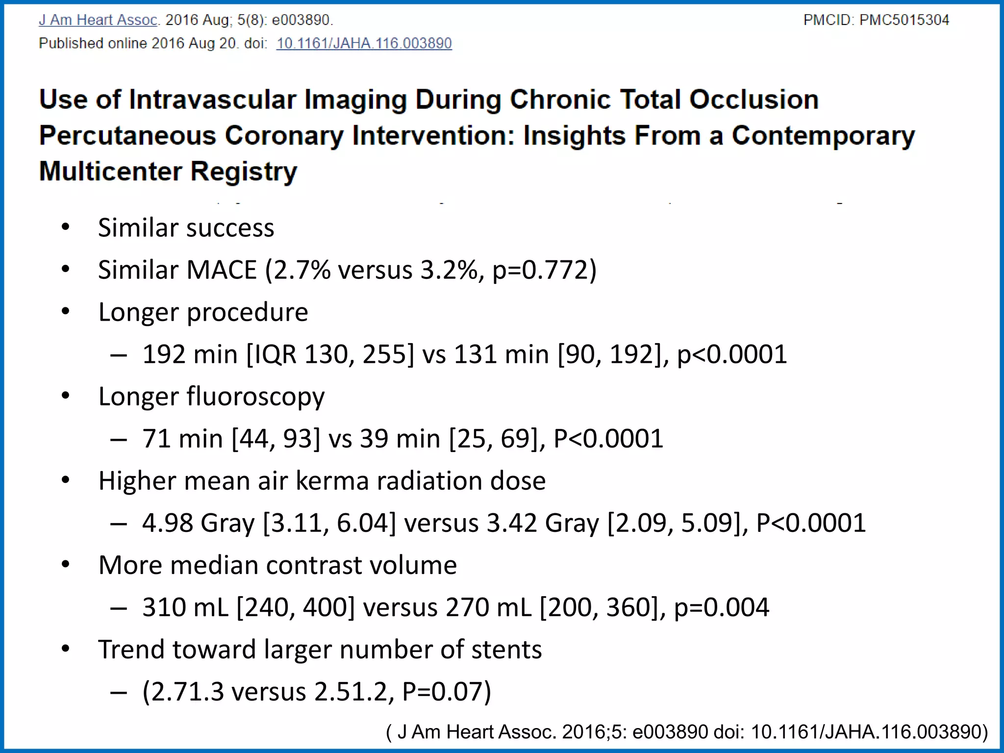 Philip Dingli. Javier Escaned - Intracoronary imaging in CTOs When to ...