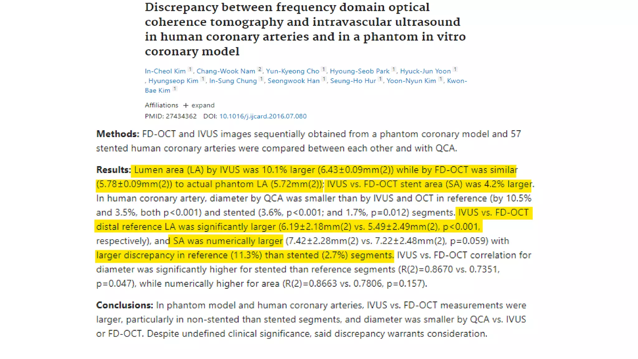 IVUS v/s OCT for Coronary Revascularization | PPTX