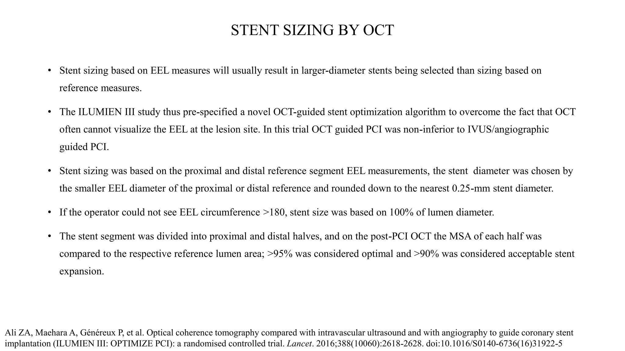 IVUS v/s OCT for Coronary Revascularization | PPTX