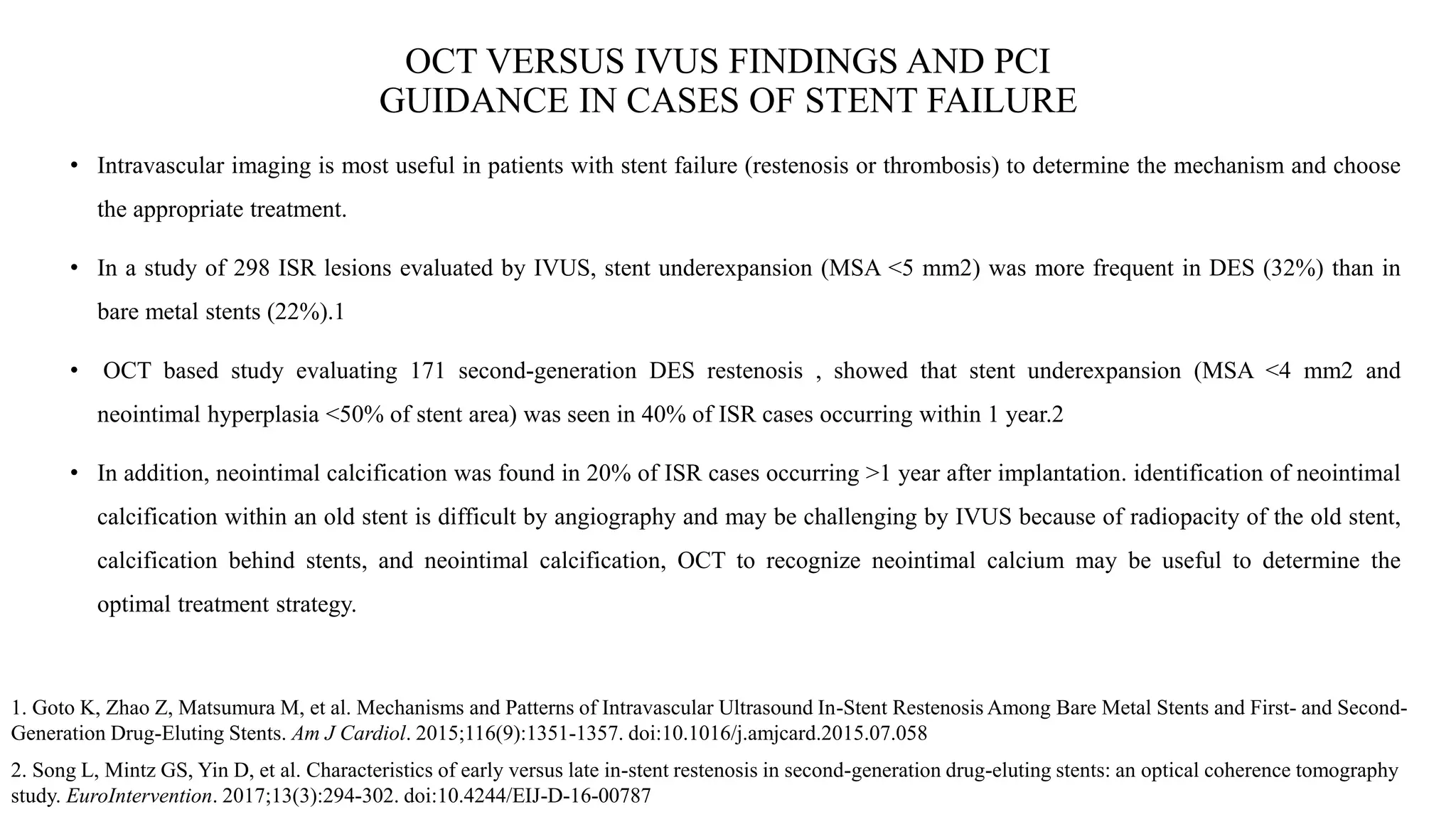 IVUS v/s OCT for Coronary Revascularization | PPTX