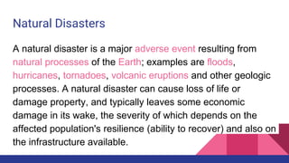 Natural disasters | PPT
