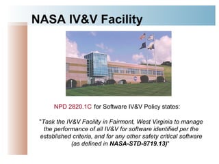 IV&V Cox Overview | PPT