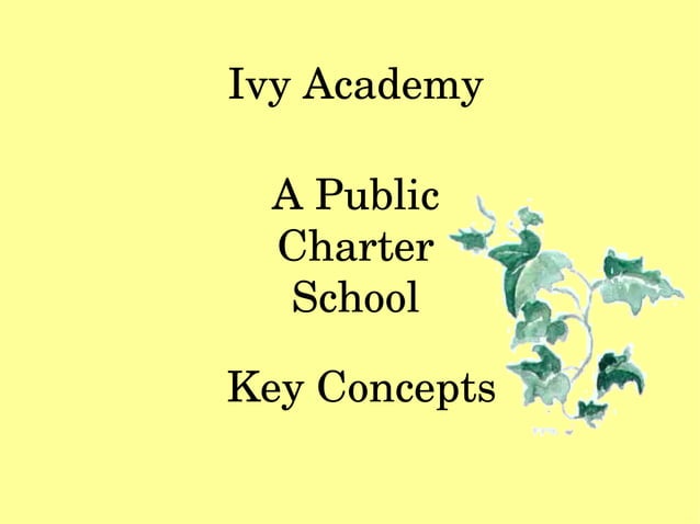Ivy Key Concepts | PPT | Education