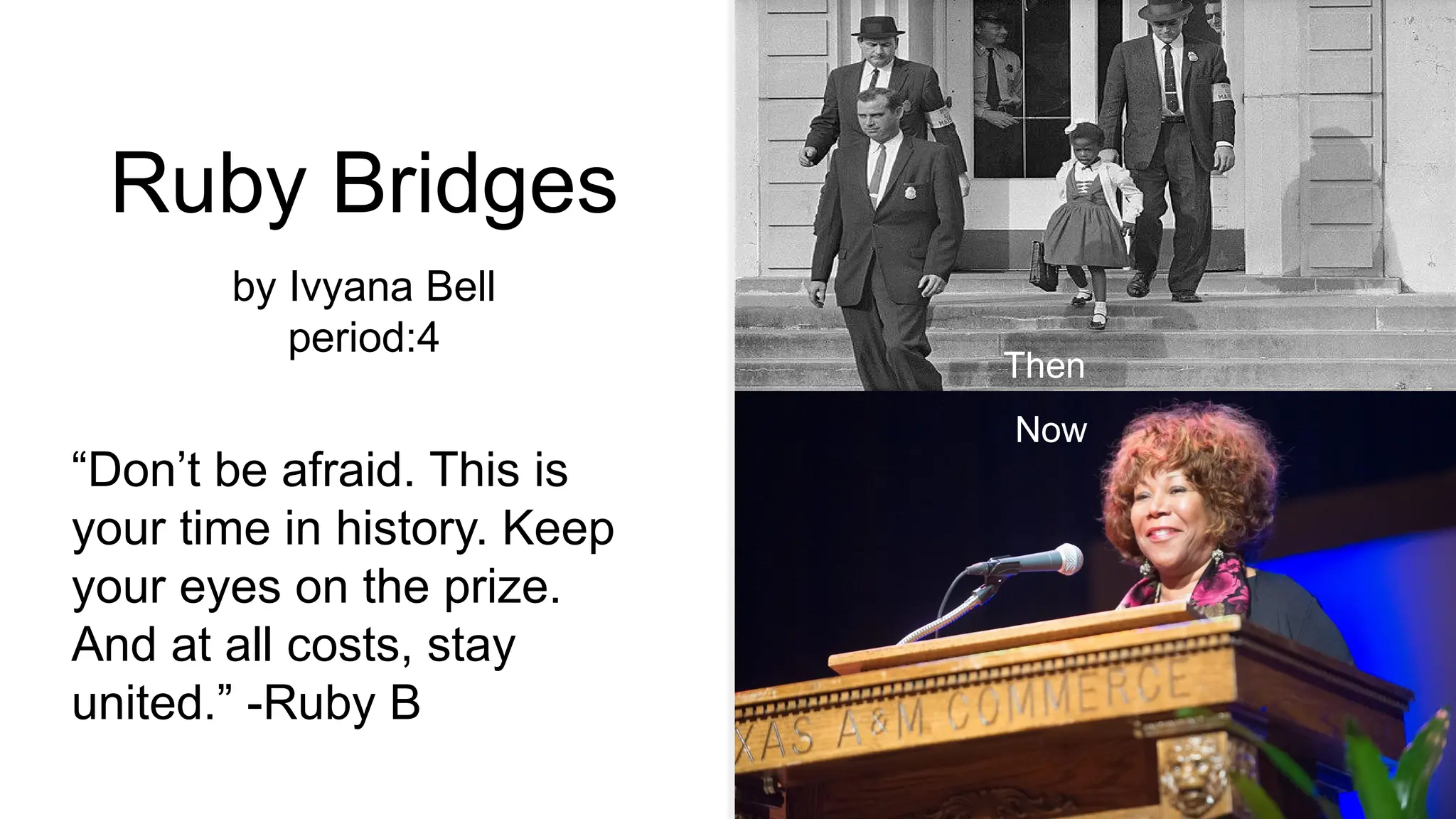 Ruby Bridges Hall of Heroes Presentation | PPTX