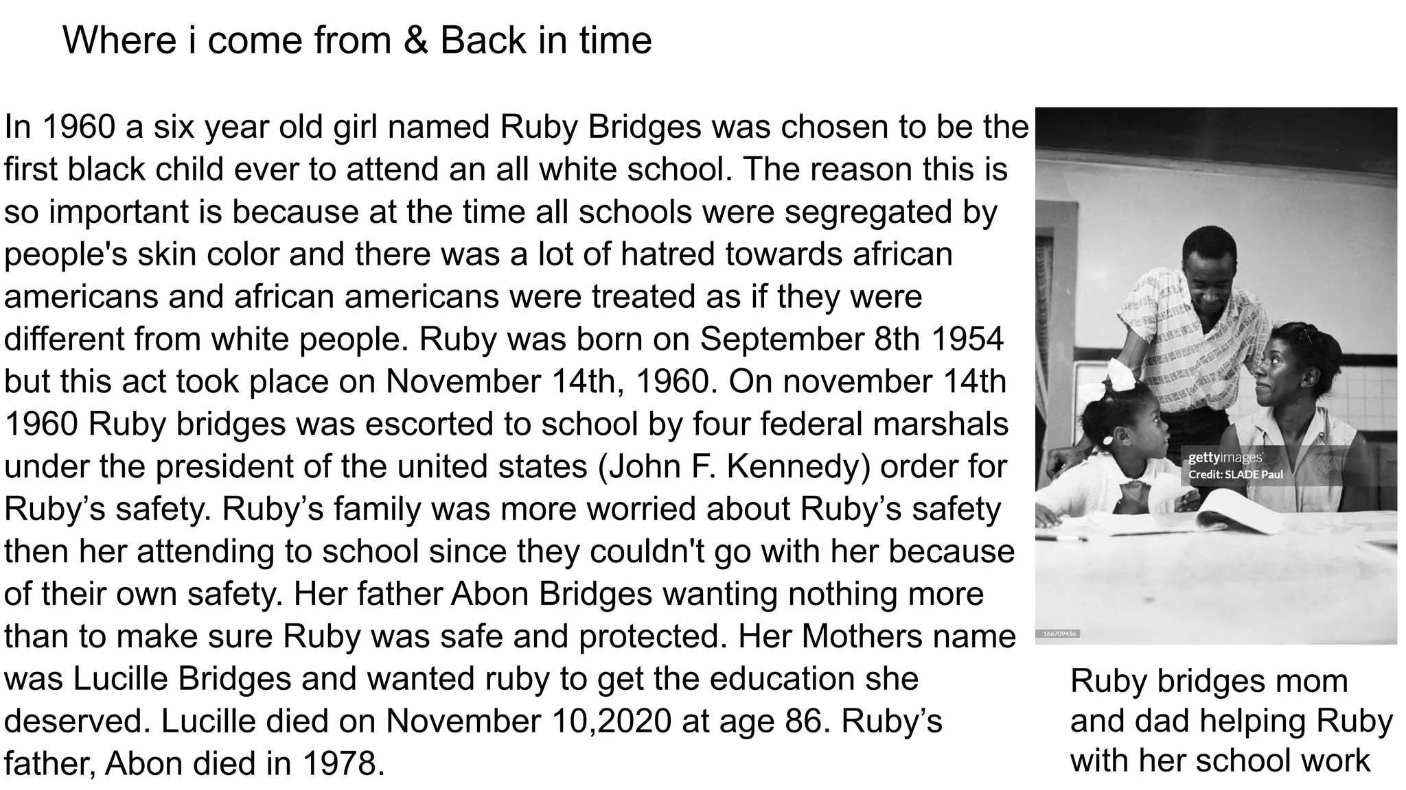 Ruby Bridges Hall of Heroes Presentation | PPTX