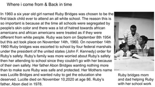 Ruby Bridges Hall of Heroes Presentation | PPTX