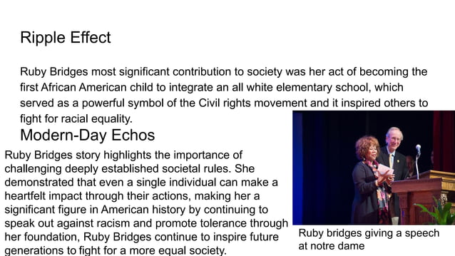 Ruby Bridges Hall of Heroes Presentation | PPTX