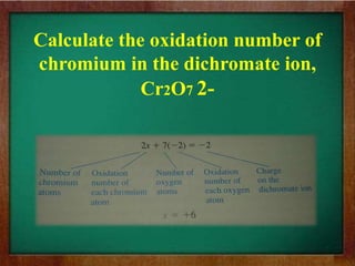 oxidation numbers | PPTX