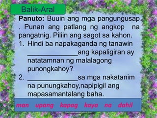 demo in Filipino 6 | PPTX