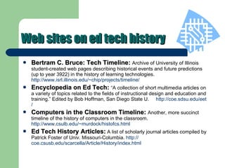 Ivy's Education Technology Timeline | PPT