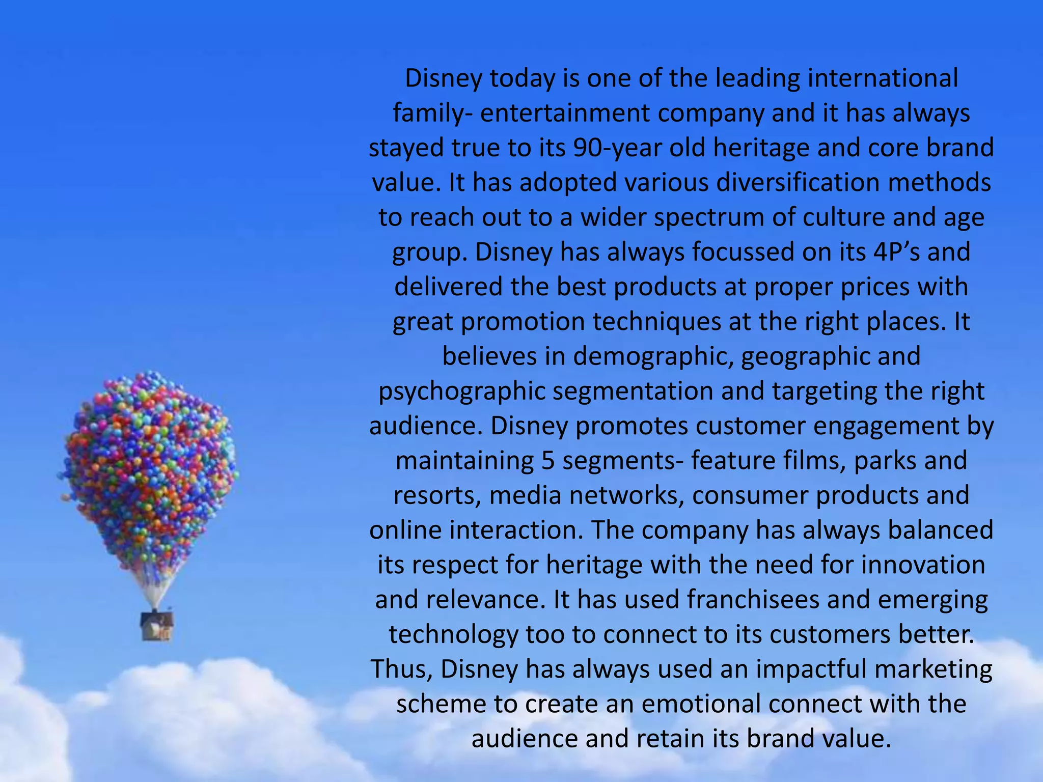 Disney marketing strategy | PPTX