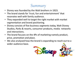 Disney marketing strategy | PPTX