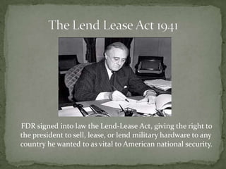 Lend Lease Act Document
