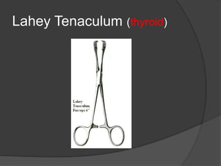 Surgical Instrument Basics 100 must knows; use most every day. start ...