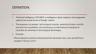 Information Warfare (Technical Intelligence) | PPTX