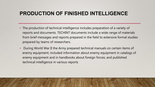 Information Warfare (Technical Intelligence) | PPTX