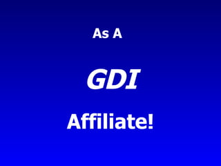 GDI - Business Opportunity | PPT